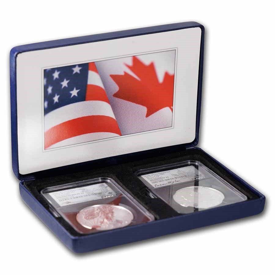 Buy 2019 Pride of Two Nations 2-Coin Set PR-70 NGC FD Mercanti | APMEX