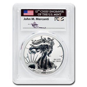 Buy 2019-S Enhanced Rev Proof Silver Eagle PR-69 PCGS (FS, Mercanti ...