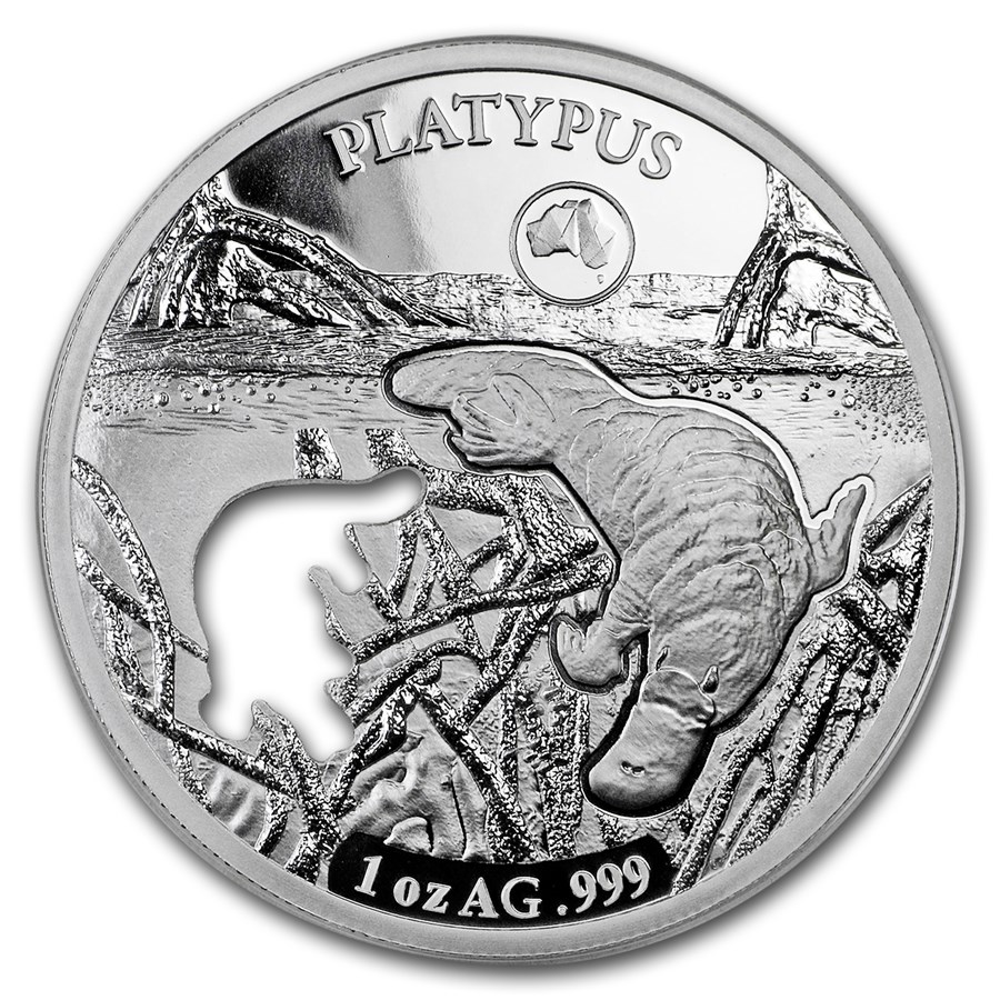 Buy 2019 Solomon Islands 1 oz Silver Shapes of Australia (Platypus) | APMEX