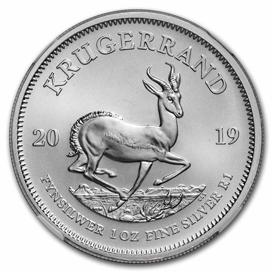 Buy 2019 South Africa 1 oz Silver Krugerrand MS-70 NGC (First Day) | APMEX
