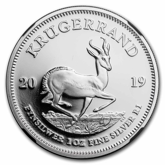 Buy 2019 South Africa 1 oz Silver Krugerrand PF-70 NGC (FR) | APMEX