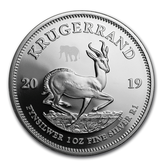 2019 South Africa 2-Coin Silver Krugerrand & Elephant Proof Set For ...