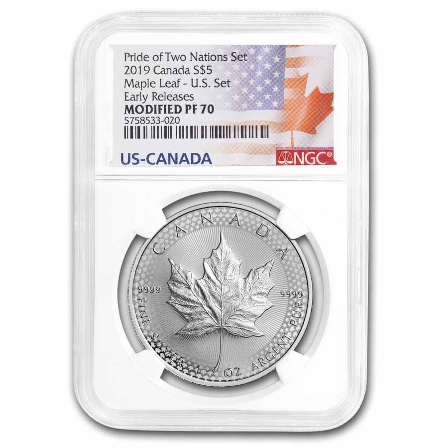 2019 US Mint - Pride of Two Nations 2-Coin Set PF-70 NGC (ER)