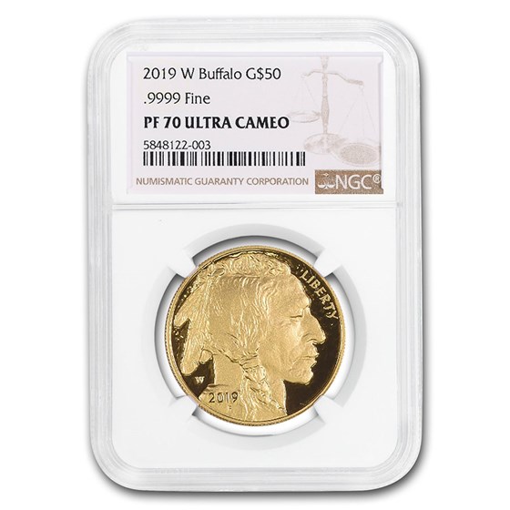 Buy 2019-W 1 oz Proof Gold Buffalo PF-70 NGC | APMEX