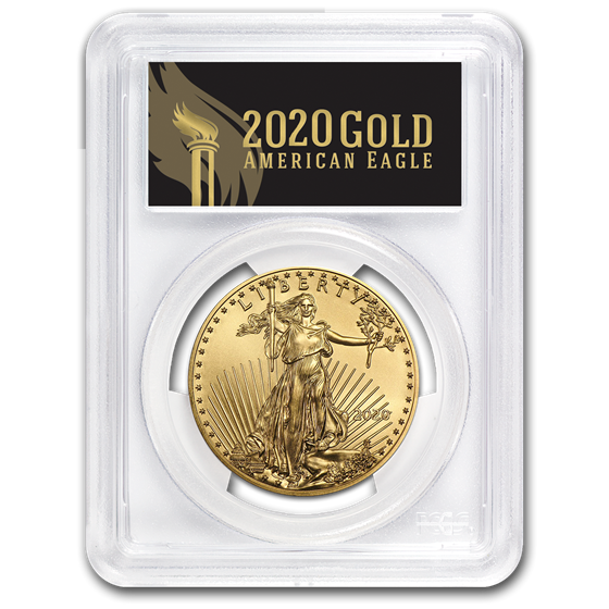 Buy 2020 1 oz Gold Eagle MS-70 PCGS (FirstStrike®, Black Label) | APMEX
