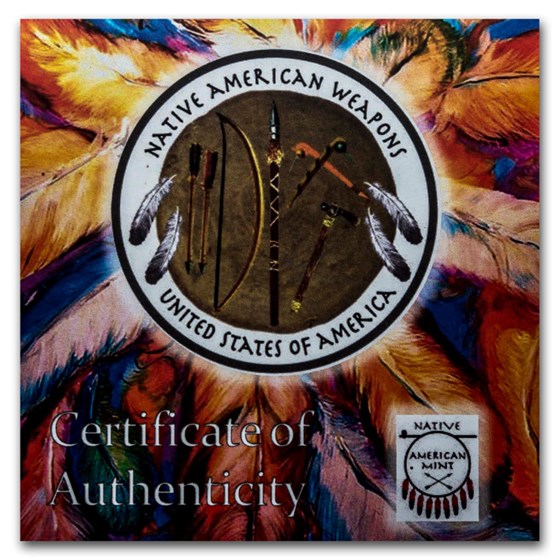 Buy 2020 1 oz Silver Domed Native American Weapons Cheyenne War Club ...