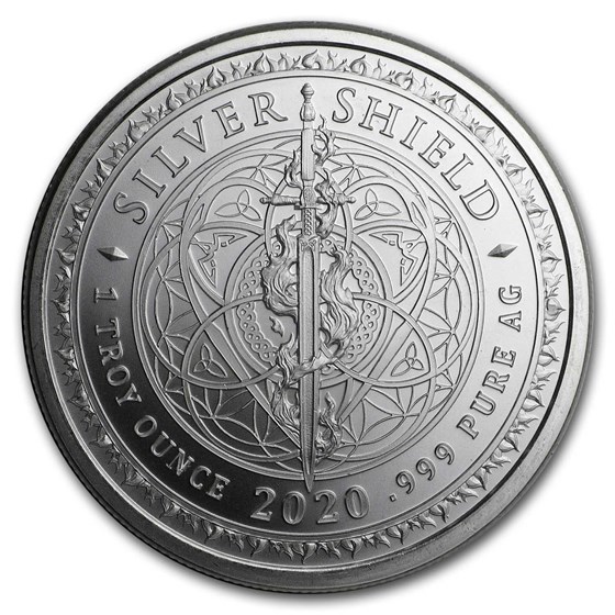 Buy 2020 1 oz Silver Shield Round - Cannabis | APMEX