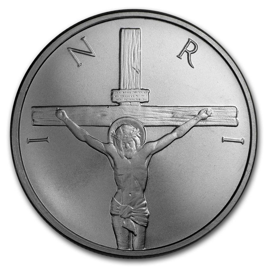 Buy 2020 1 oz Silver Shield Round - Crucifixion | APMEX