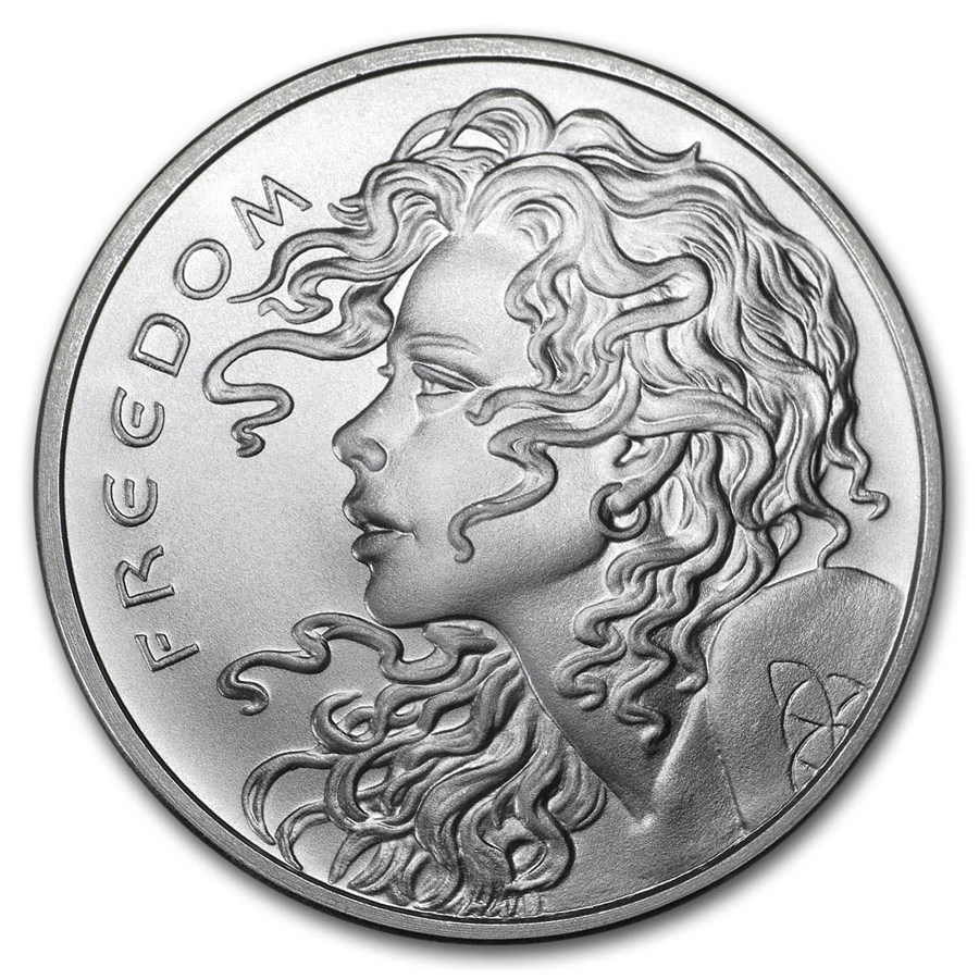 Buy 2020 1 oz Silver Shield Round - Freedom Girl | APMEX