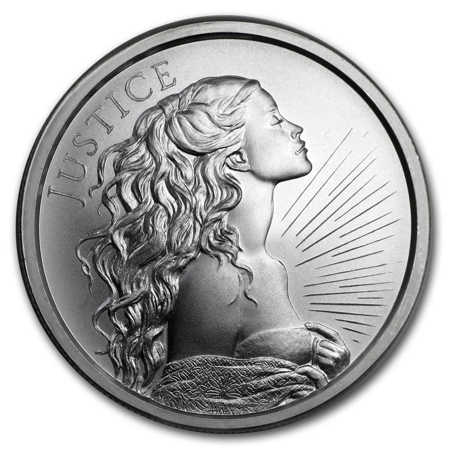 Buy 2020 1 oz Silver Shield Round - Justice | APMEX