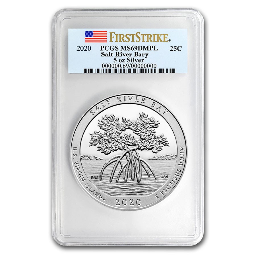 Buy 2020 5 oz Silver ATB Salt River Bay MS-69 DMPL PCGS (FS) | APMEX