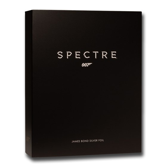 Buy 2020 5g Silver James Bond 007 Movie Poster Foil Spectre | APMEX