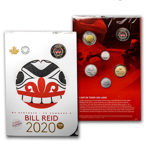 Buy 2020 6-Coin Canada Bill Reid Commemorative Collector Keepsake | APMEX