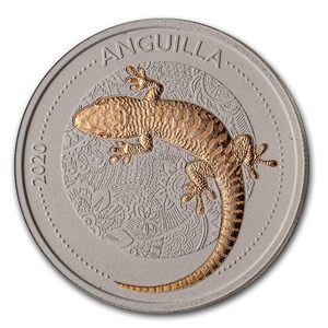 Buy 2020 Anguilla 1 oz Silver CeCo Edition: Gecko BU | APMEX
