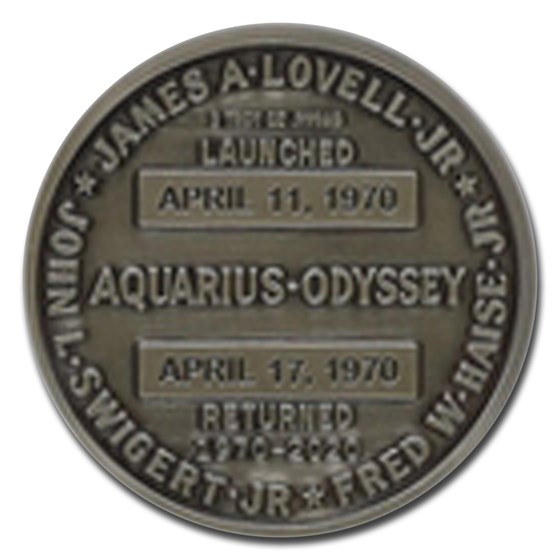 Buy 2020 Apollo 13 50th Anniversary Medal 2 Coin Set PF-70 NGC | APMEX