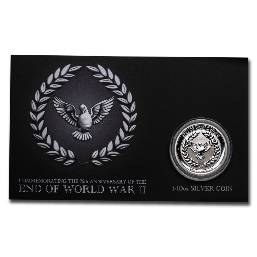 Buy 2020 AUS 1/10 oz Silver End of WWII 75th Anniver Proof (In Card ...