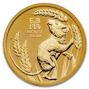 Buy 2020 Australia 1/2 oz Gold Lunar Mouse BU (Dmg) | APMEX