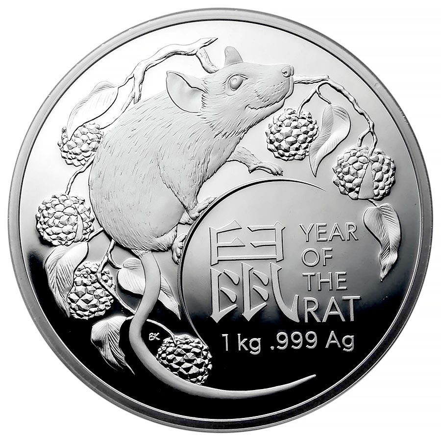 Buy 2020 Australia 1 Kilo Silver Lunar Year of the Rat Proof | APMEX