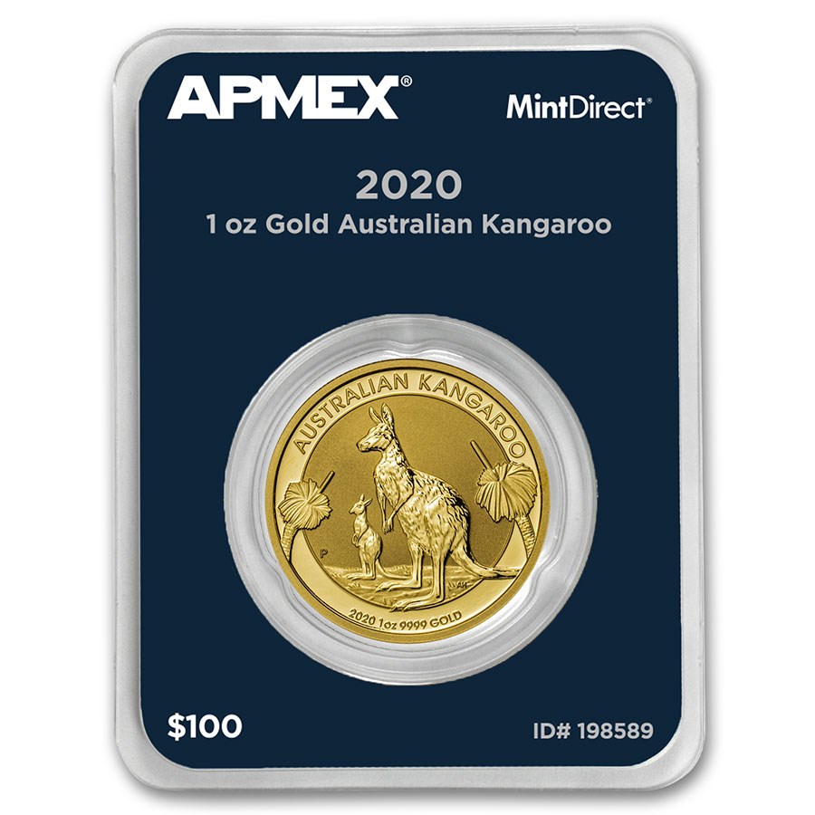 Buy 2020 Australia 1 oz Gold Kangaroo (MintDirect® Single) | APMEX Buy 2020 Australia 1 oz Gold Kangaroo (MintDirect® Single) | APMEX