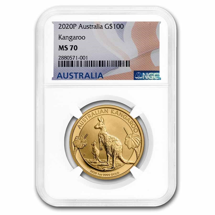 Buy 2020 Australia 1 oz Gold Kangaroo MS-70 NGC | APMEX