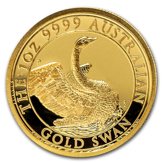 Buy 2020 Australia 1 oz Gold Swan COA #5 PR-70 PCGS (FDI) | APMEX