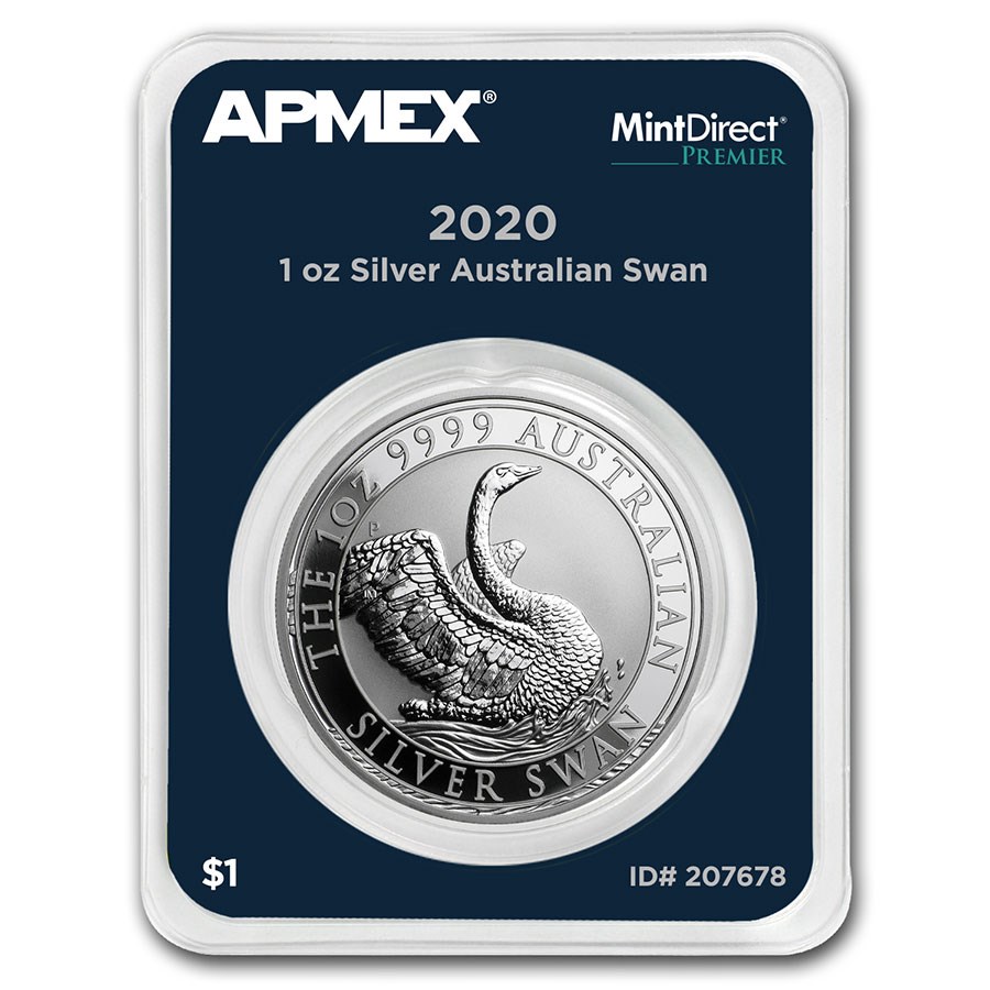 Buy 2020 Australia 1 oz Silver Swan (MintDirect® Premier Single) | APMEX