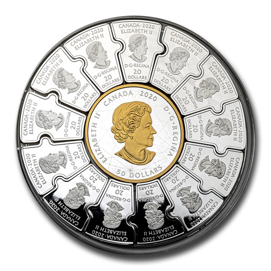 Buy 2020 Canada Silver Puzzle Coin Set - The Four Winds: Pathfinders ...
