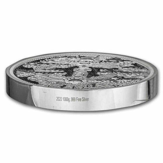 2020 China 1 kilo Silver Tientsin Dragon Dollar (Coin Only)