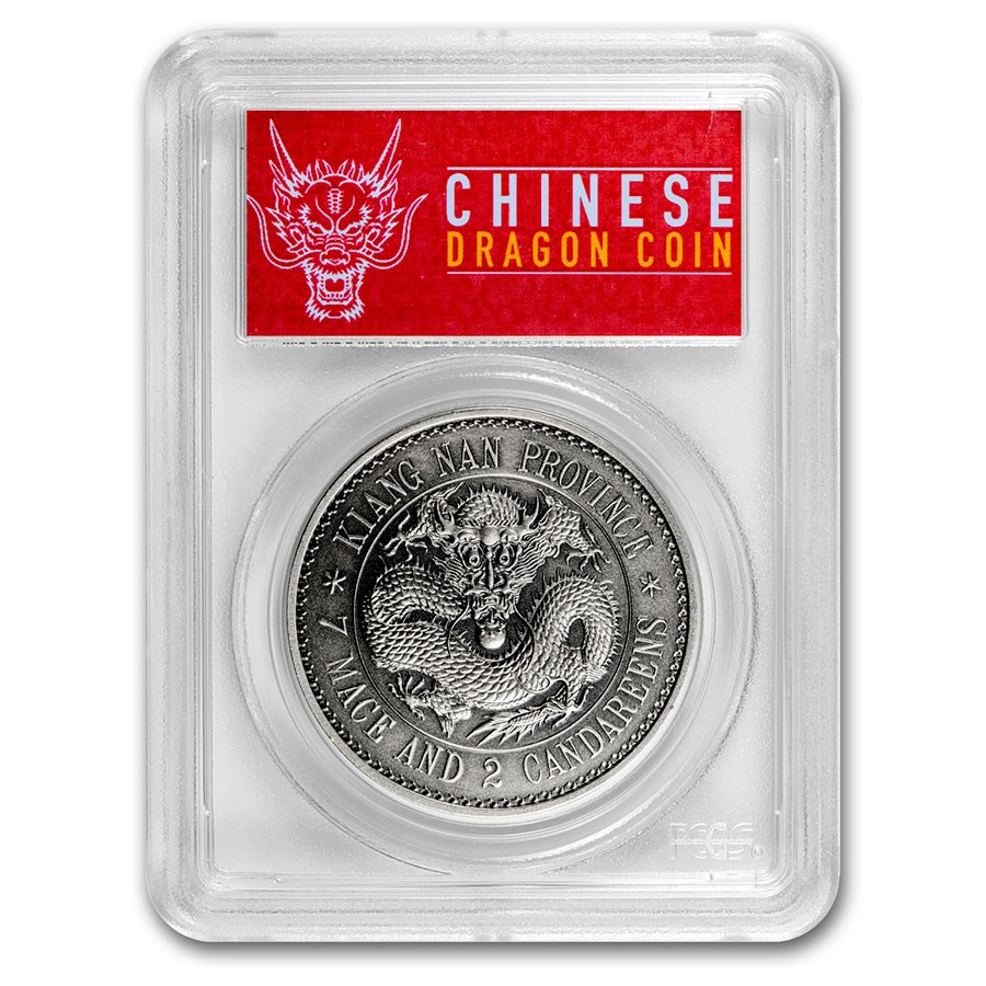 Buy 2020 China 1 oz Antique Silver Kiangnan Dragon Dollar SP-70 PCGS ...