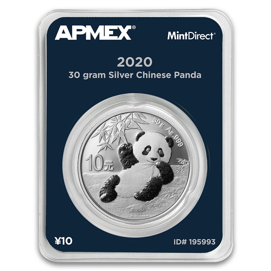Buy 2020 China 30 gram Silver Panda (MintDirect® Single) | APMEX