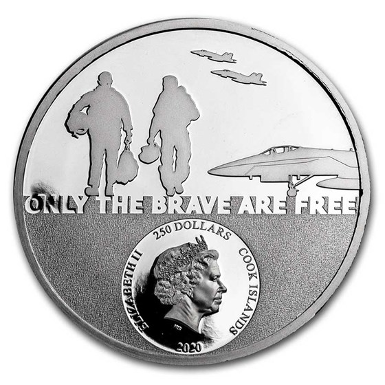 Buy 2020 Cook Islands 1 oz Platinum Fighter Pilot Proof | APMEX