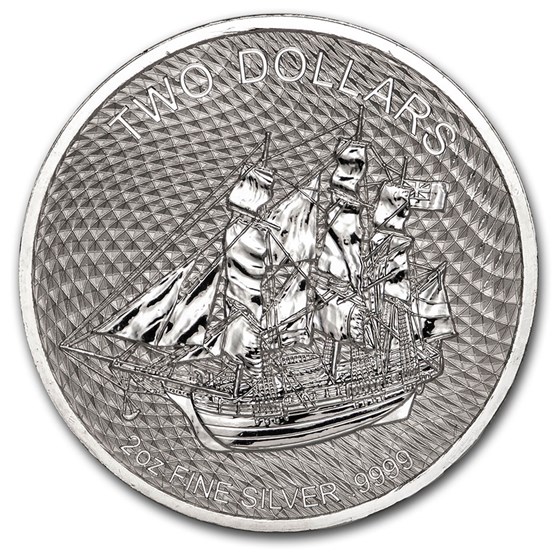 Buy 2020 Cook Islands 2 oz Silver Bounty Coin | APMEX