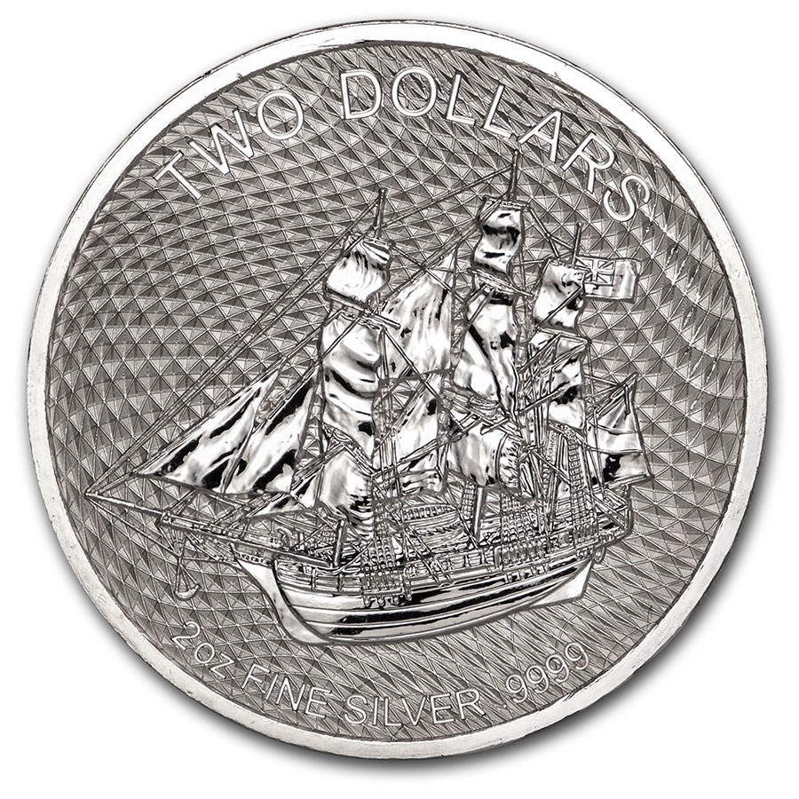 Buy 2020 Cook Islands 2 oz Silver Bounty Coin | APMEX