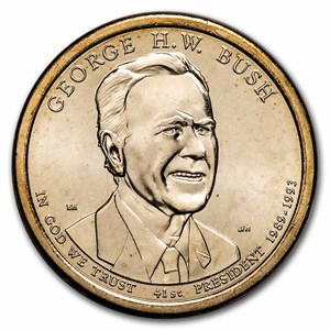 Buy 2020-D George H.W Bush Presidential Dollar BU | APMEX
