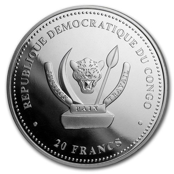 Buy 2020 Democratic Republic of Congo 1 oz Silver Scorpion BU | APMEX