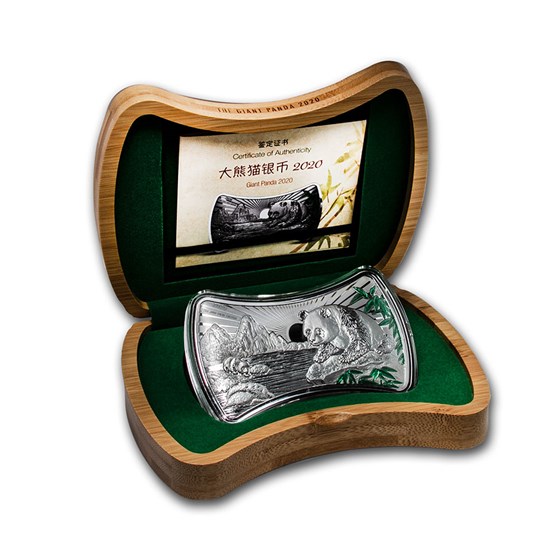 Buy 2020 Fiji 1 Kilo Silver Bone Shape Panda | APMEX