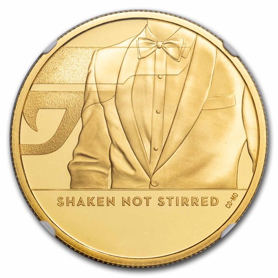 Buy 2020 GB 1 oz Gold Proof James Bond 007 PF-70 NGC | APMEX