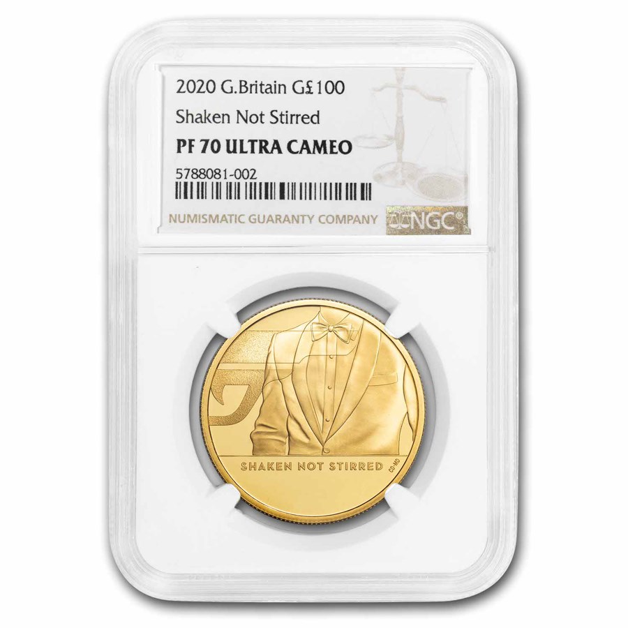 Buy 2020 GB 1 oz Gold Proof James Bond 007 PF-70 NGC | APMEX