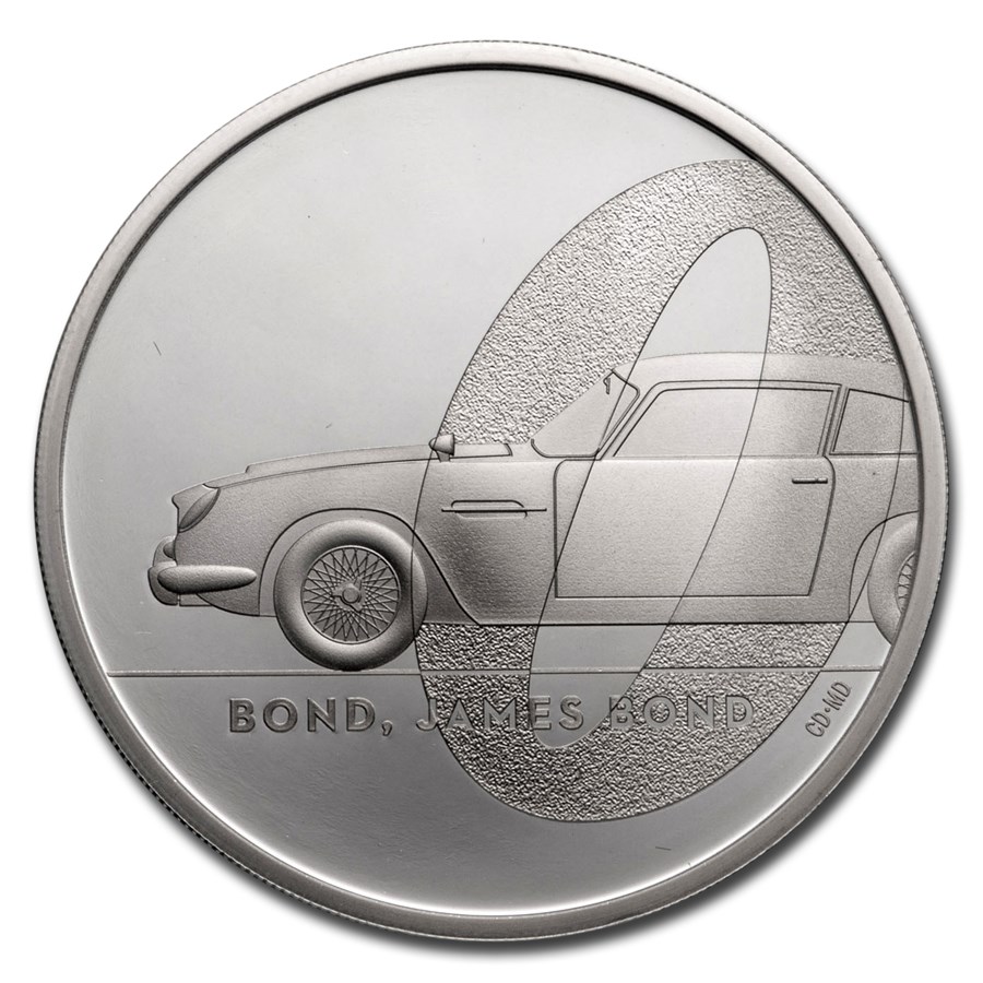 Buy 2020 GB 1 oz Proof Silver James Bond Coin #1 (Light Abrasions) | APMEX