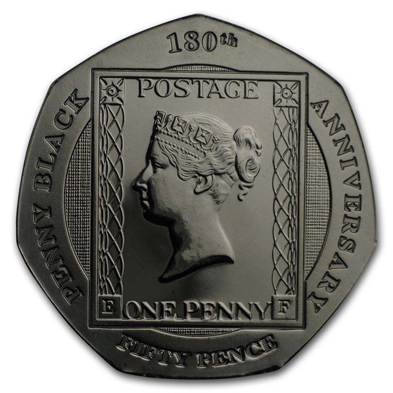 Buy 2020 Gibraltar Silver Proof "Penny Black" Stamp 180th Anniv | APMEX