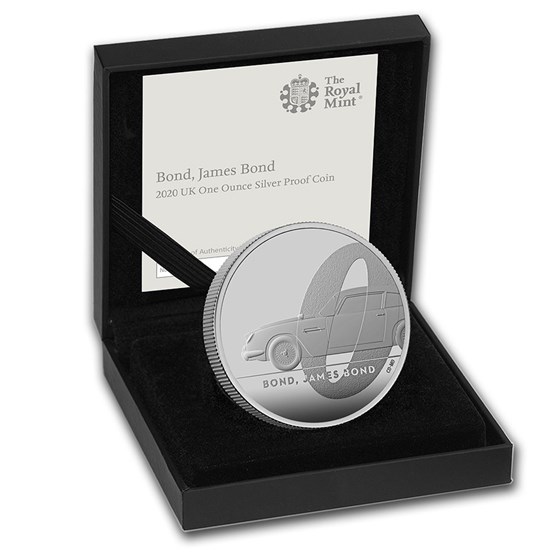 Buy 2020 Great Britain 1 oz Proof Silver James Bond 007 Coin #1 | APMEX