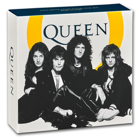 Buy 2020 Great Britain 1 oz Proof Silver Music Legends: Queen | APMEX
