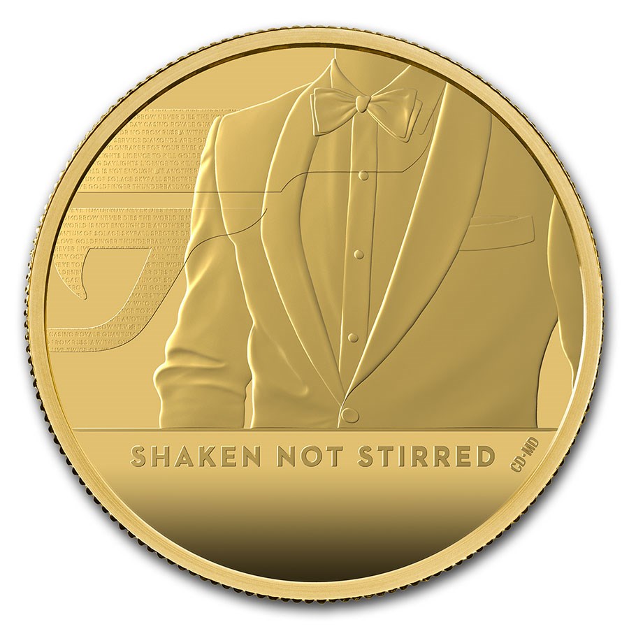 Buy 2020 Great Britain 2 oz Gold Proof James Bond 007 Coin #3 | APMEX