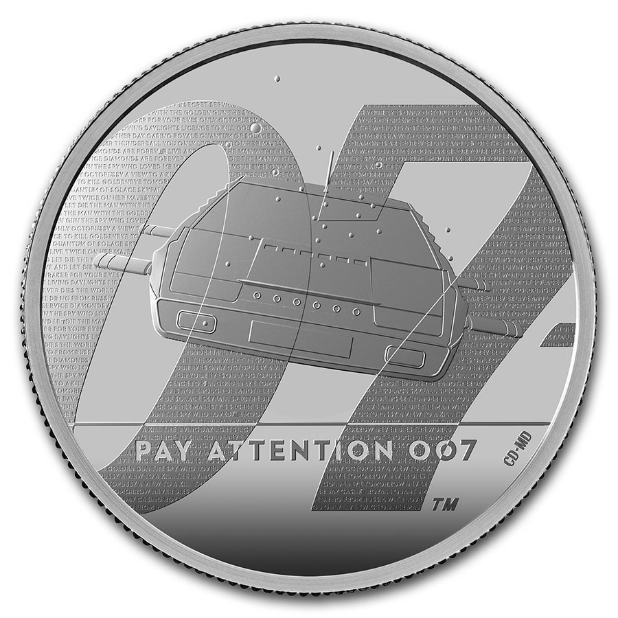 Buy 2020 Great Britain 2 oz Proof Silver James Bond 007 Coin #2 | APMEX