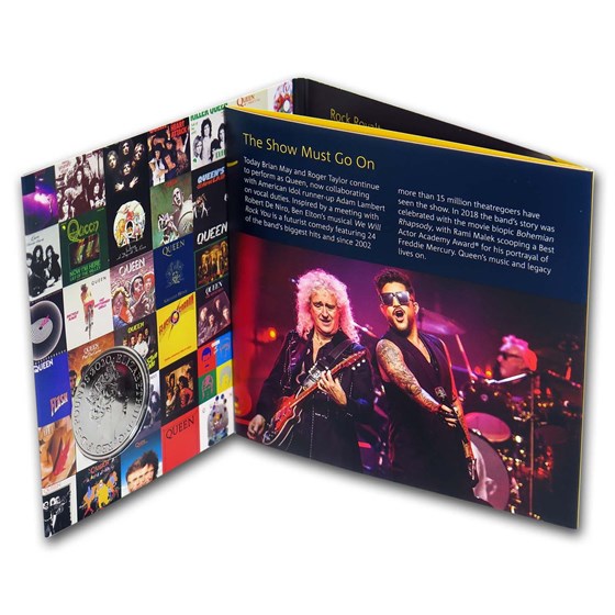 Buy 2020 Great Britain £5 Music Legends: Queen Brilliant Uncirculated ...
