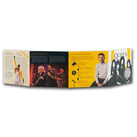 Buy 2020 Great Britain £5 Music Legends: Queen Brilliant Uncirculated ...