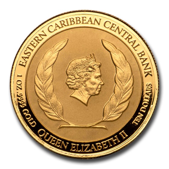 Buy 2020 Grenada 1 oz Gold Octopus (Colorized) | APMEX