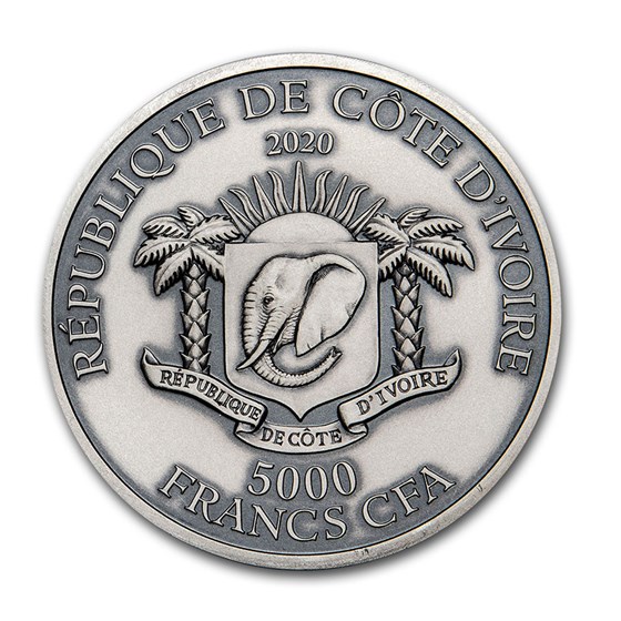 Buy 2020 Ivory Coast 10 oz Silver Edition Signature Eagle 2-Coin Set ...