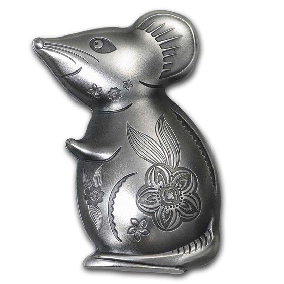 Buy 2020 Mongolia 1 oz Silver Antique Lunar Witty Mouse | APMEX