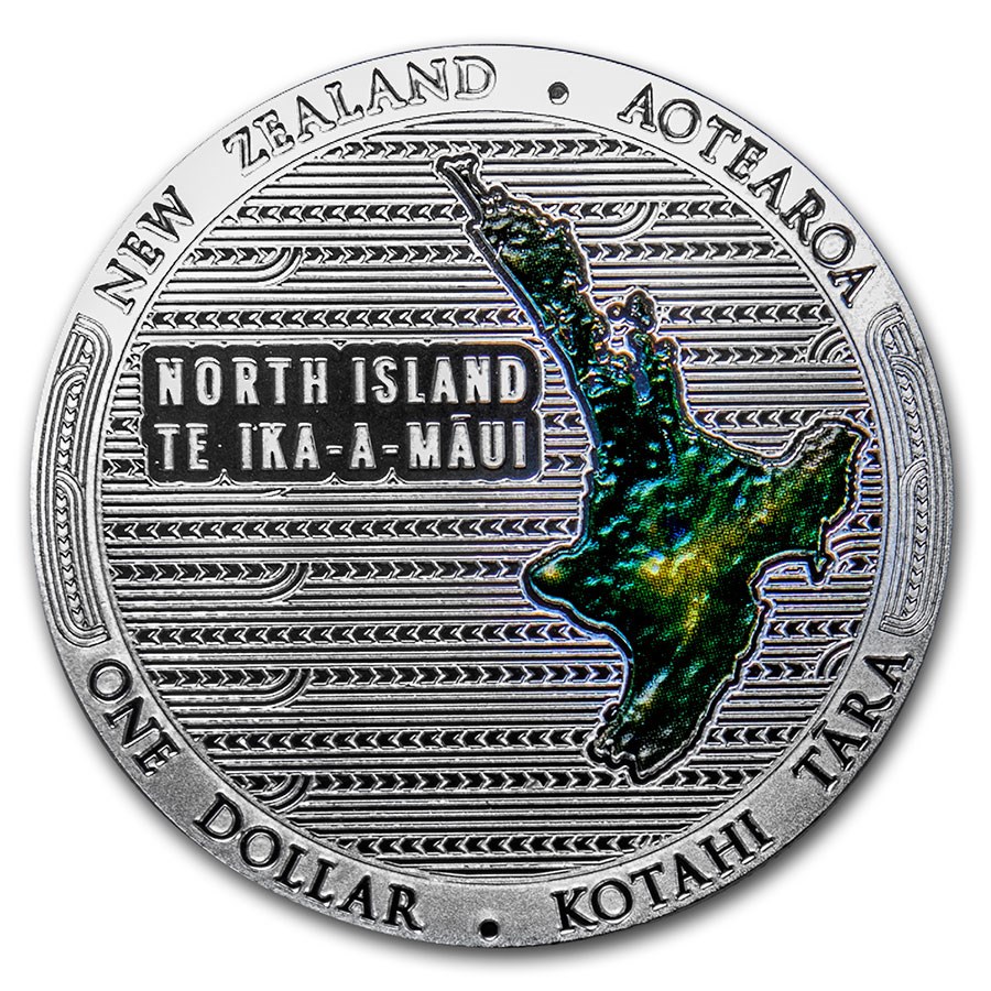 Buy 2020 New Zealand 2-Coin Silver Proof Te Riu-a-Maui Zealandia Set ...